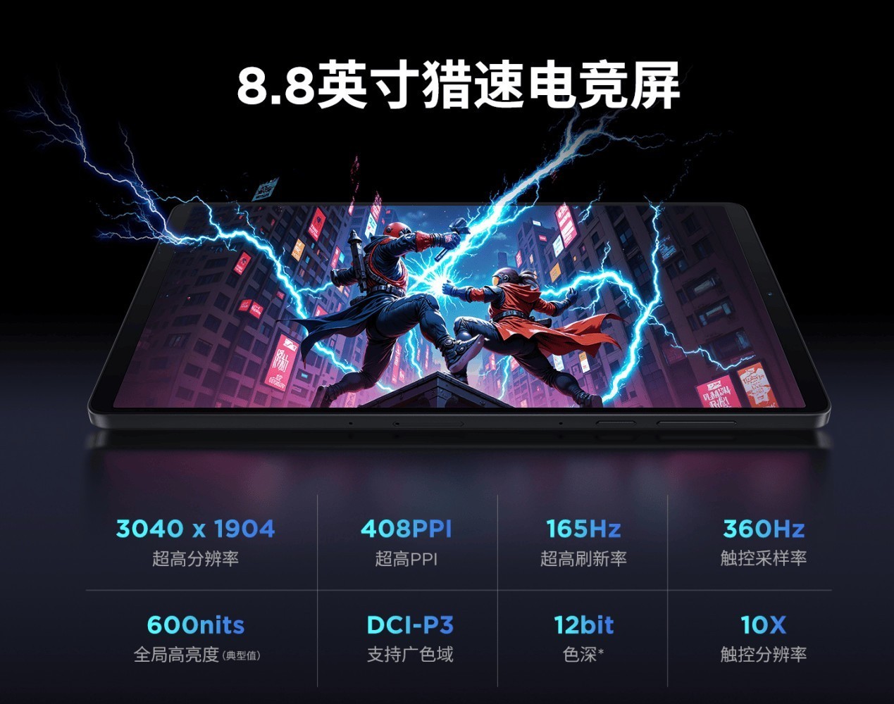 联想拯救者Y700四代AI平板：8.8英寸黄金握持手感，公交课堂随取随用无负担_联想 拯救者Y700四代( 12GB/256GB)_笔记本新闻-中关村在线
