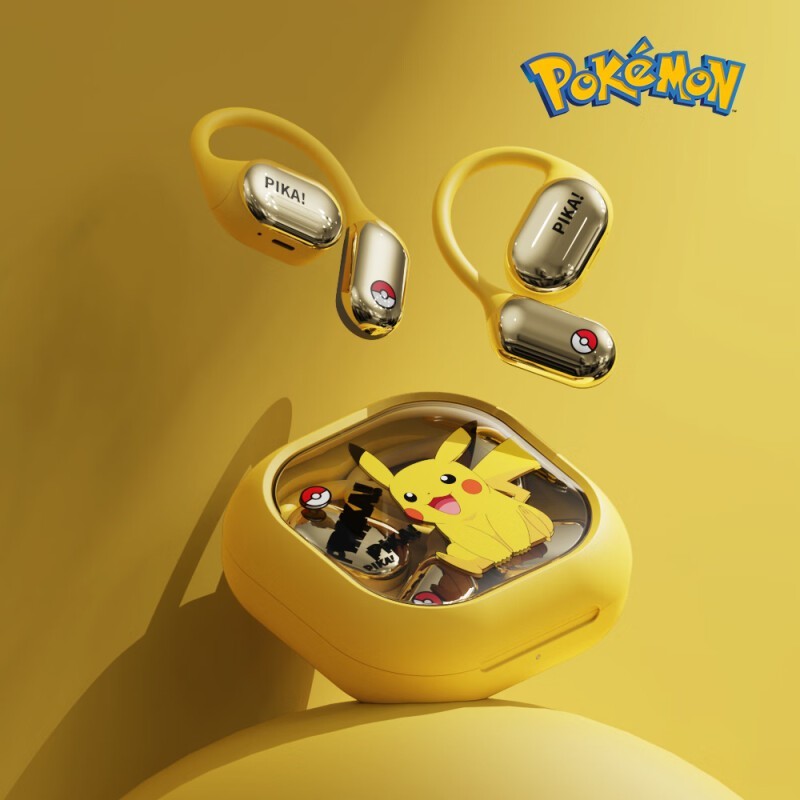 【手慢无】Pokemon宝可梦联名蓝牙耳机，到手仅需101元！_家电导购-中关村在线