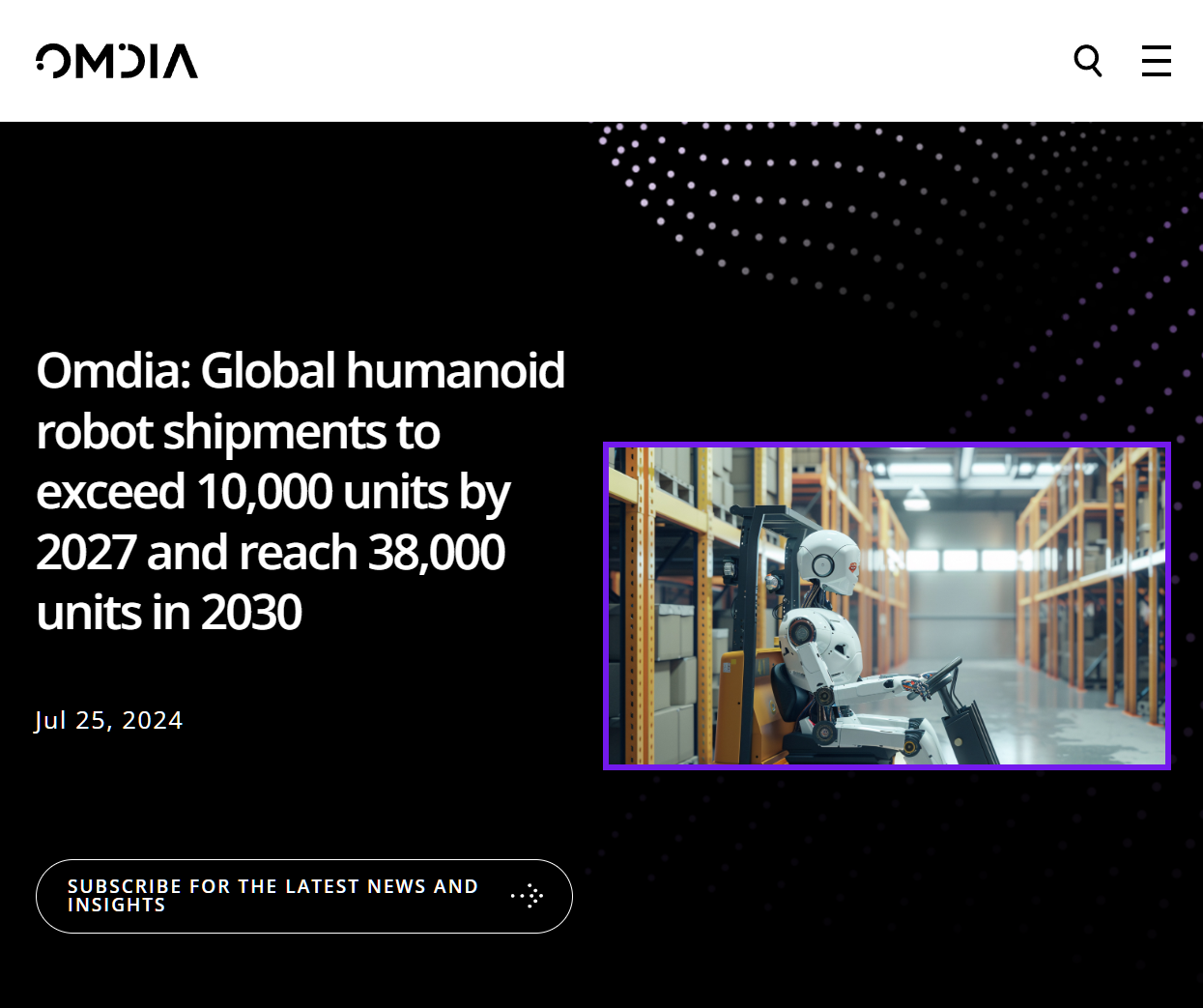 Omdia：人形机器人今年迎来突破之年，2027 年全球出货将破万台_人工智能-中关村在线