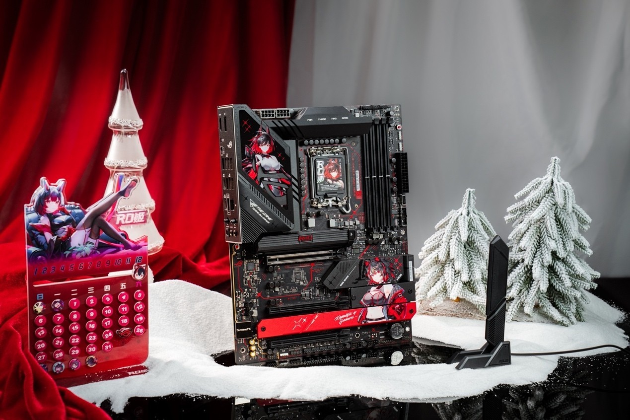 新番定档 华硕Z890 RO姬主板预约开启_游戏硬件主板-中关村在线