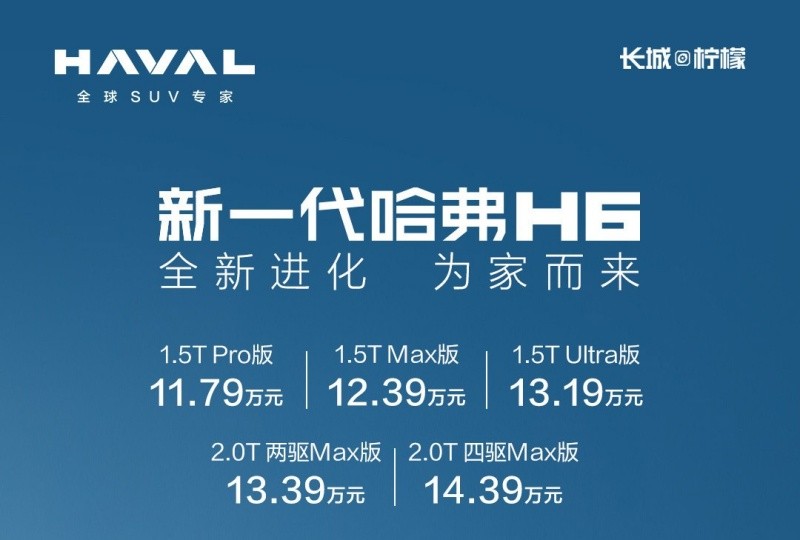智能化全面提升 全新哈弗H6正式上市：11.79万元起（全文）_哈弗H6 2024款 1.5T 两驱Max_汽车新闻-中关村在线