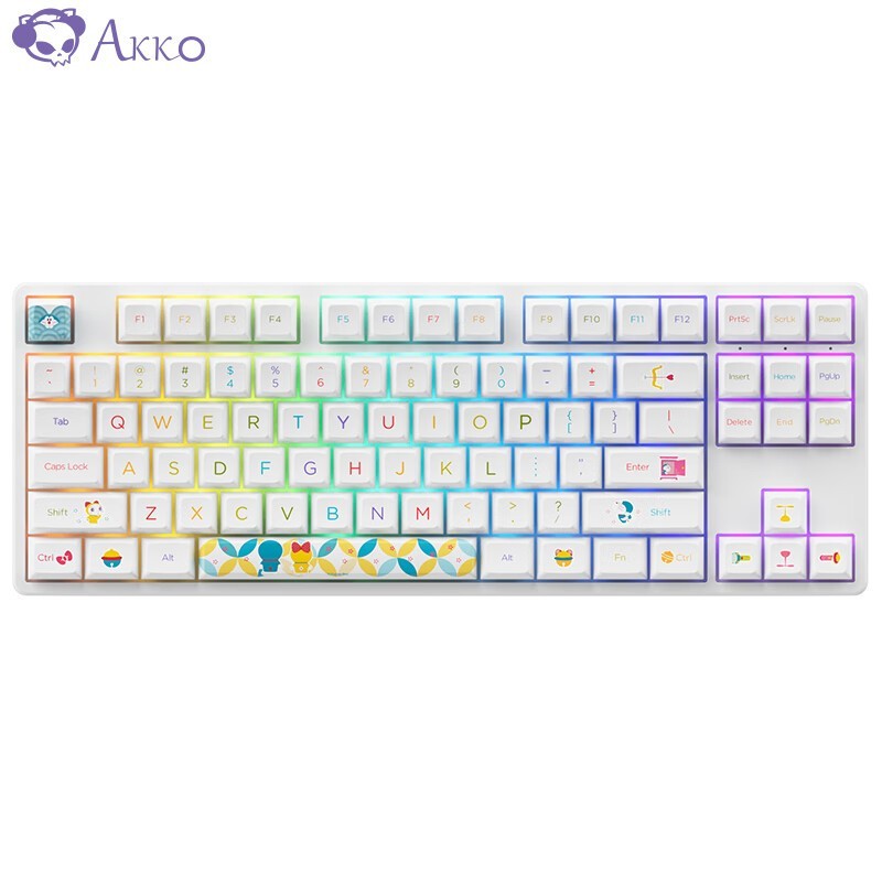 116元入手艾酷哆啦A梦彩虹机械键盘 超值！_游戏硬件键鼠外设-中关村在线