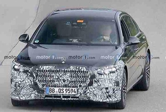 奔驰S级谍照曝光 全新设计亮相_奔驰S级 2024款 S 400 L 商务型_汽车新闻-中关村在线