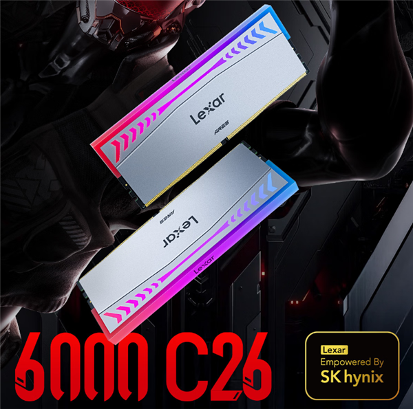 售价889元！ 雷克沙推出首款DDR5-6000 CL26 Ares战神之翼内存_业界资讯-中关村在线