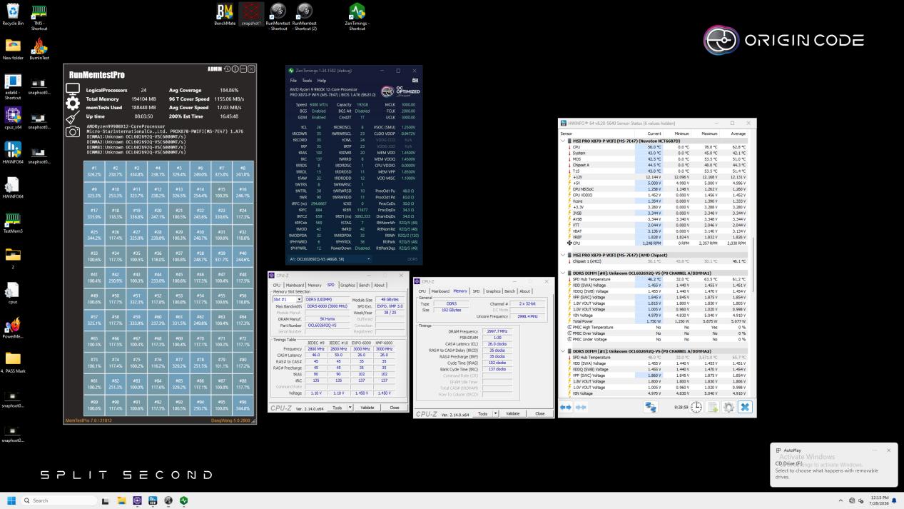 Origin Code全球首款三风扇散热内存模组：VORTEX DDR5正式发布_游戏硬件存储-中关村在线