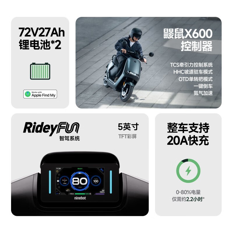 九号 E150 MK2 电摩京东满减低至 15499 元_电动车市场-中关村在线