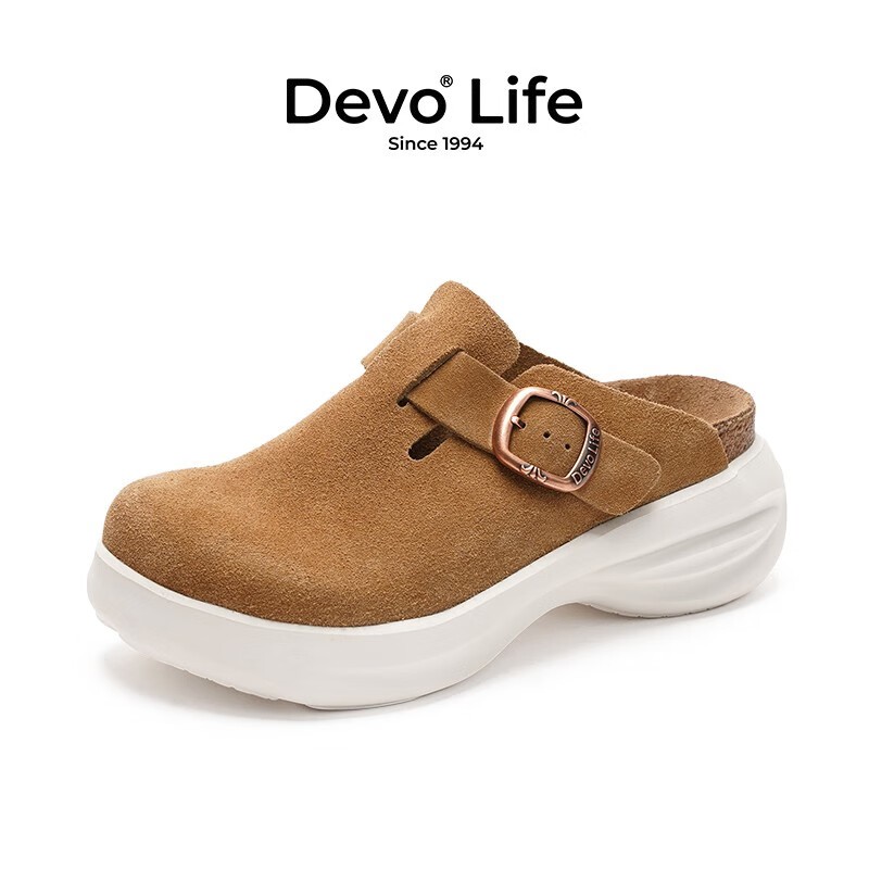 沃Devo Life软木勃肯鞋特惠，舒适增高仅99元_行情-中关村在线