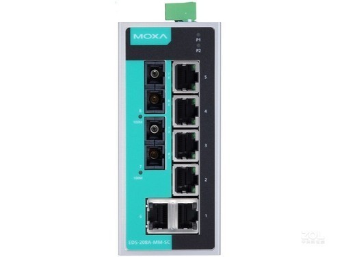 高效MOXA EDS-208A-MM-SC网络交换机报价-MOXA EDS-208A-MM-SC_西安工业网络交换机行情-中关村在线