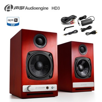 Audioengine/声擎 HD3 内置USB DAC解码器 蓝牙5.0无损APT-X HD接收器 桌面电脑用HIFI音箱 有源2.0无线音响-中关村在线值买