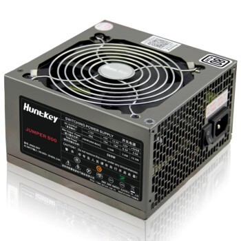 航嘉（Huntkey）白牌500W JUMPER500电脑电源（80PLUS白牌/单路40A/主动PFC/双管正激/全电压/背部走线）-中关村在线值买