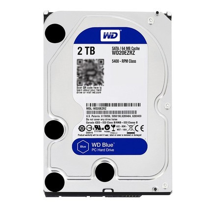 WD/西部数据 WD20EZRZ 2T台式硬盘 西数2TB 蓝盘64M 替绿盘-中关村在线值买