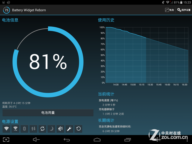续航总结 基本维持五小时续航_台电 P89 3G八核_平板电脑评测-中关村在线