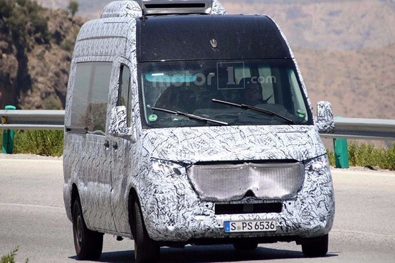 全电动大型MPV 全新奔驰Sprinter车曝光_汽车科技新闻-中关村在线