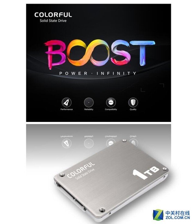 COLORFUL发布BOOST系列1TB高性能SSD（全文）_Colorful SL500 Plus_游戏硬件硬件新闻-中关村在线