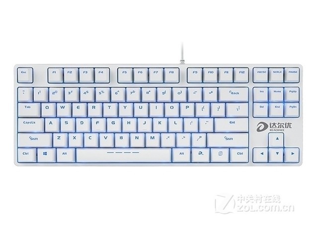 【手慢无】达尔优87键无光游戏机械键盘秒杀价84元_达尔优 DK100背光版游戏机械键盘_游戏硬件键鼠外设-中关村在线
