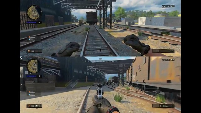 《COD15》分屏联机演示 组队大逃杀_游戏硬件硬件新闻-中关村在线