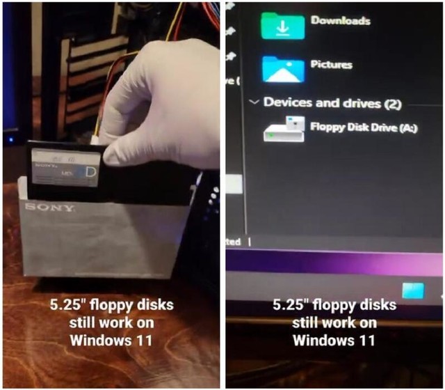 Windows 11系统竟能正常运行远古级的软盘_联想 小新 Air 14 Plus 2021 锐龙版(R5 5600U/16GB/512GB ...