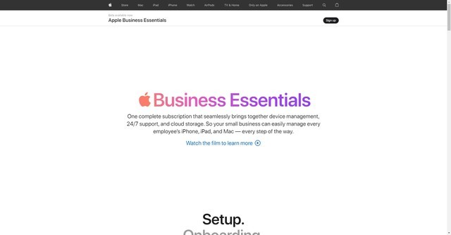 全套苹果 苹果新商用服务Business Essentials-中关村在线
