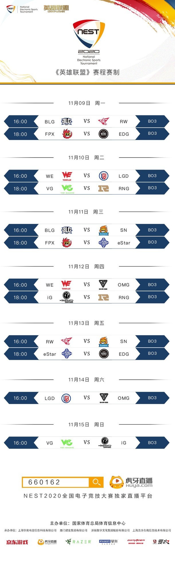 NEST2020 《英雄联盟》赛程赛制发布_游戏硬件-中关村在线