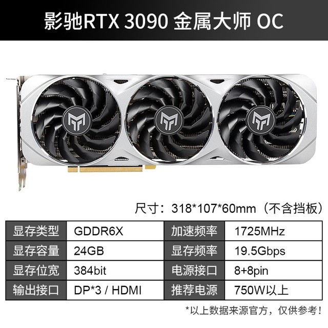 【手慢无】24G GDDR6X显存+8K/60HZ输出！RTX3090显卡到手仅8099元_游戏硬件显卡-中关村在线