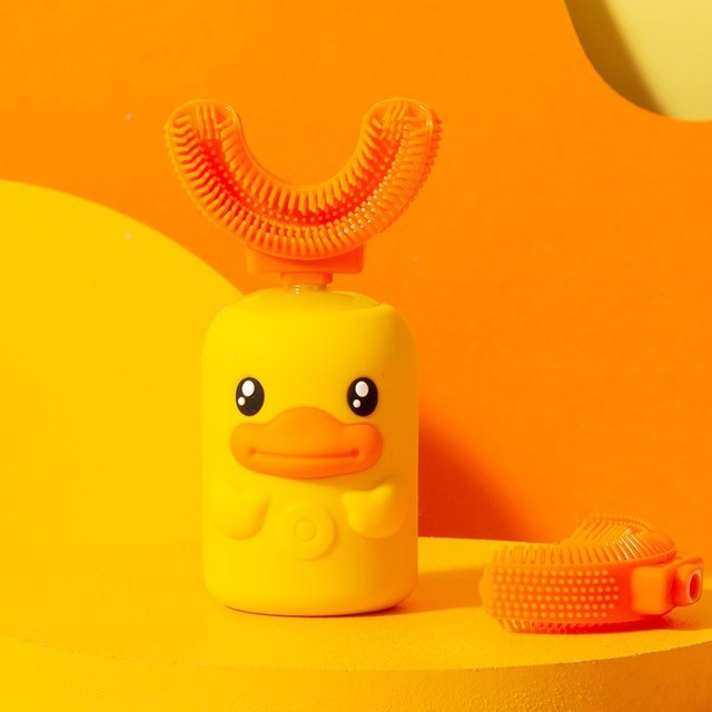 【手慢无】清洁无盲区 B.Duck 小黄鸭儿童电动牙刷 售价155元_飞利浦 70PUF7295/T3_家电导购-中关村在线