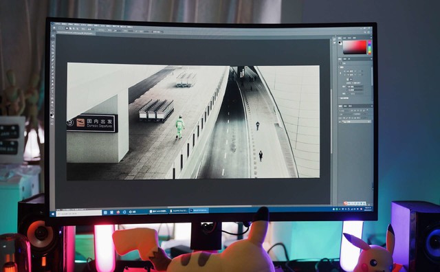 华为遥遥领先，联想Lecoo K2728QLC电竞显示器开始狂飙_游戏硬件显示器-中关村在线