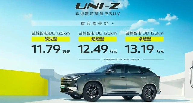 新上市！长安UNI-Z售价11.79万-13.19万元（全文）_长安 逸动 2022款 PLUS 1.6L GDI CVT精英型_汽车科技新闻-中关村在线
