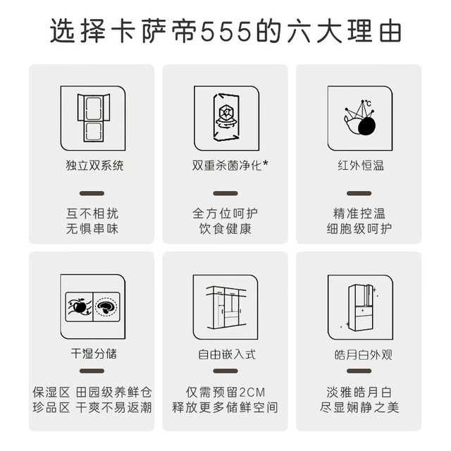 【手慢无】555L超大容量+一级能效，卡萨帝冰箱只要7659元_家电冰箱-中关村在线