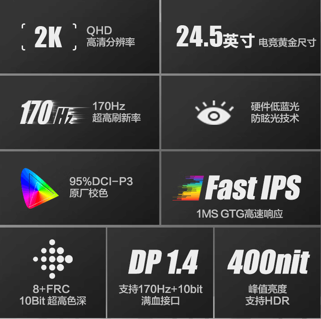 618电竞显示器推荐：雷神X变形金刚联名款，24.5电竞黄金尺寸2K分辨率_笔记本导购-中关村在线