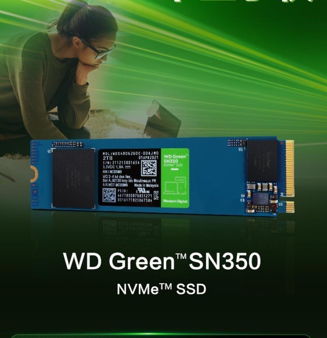 【手慢无】西部数据 SN350 SSD固态硬盘 960GB 到手好价454元（全文）_西部数据 Green SN350_游戏硬件存储-中关村在线