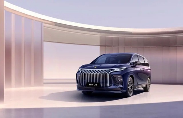 东风风行豪华新能源MPV“风行星海V9”正式亮相_汽车科技新闻-中关村在线