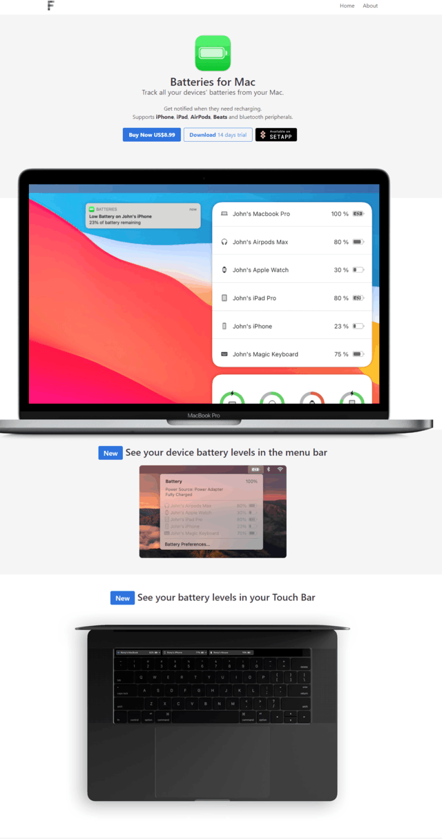 Batteries 应用：让Mac有IOS 16电池百分比图标显示（全文）_苹果 MacBook Air M2_笔记本新闻-中关村在线