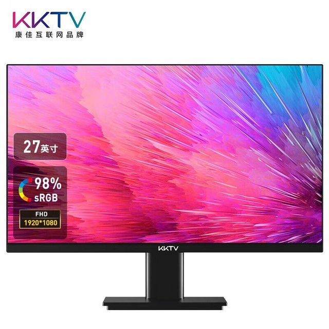 【手慢无】KKTV 27英寸高清显示屏仅549元！_KKTV K27D_游戏硬件显示器-中关村在线