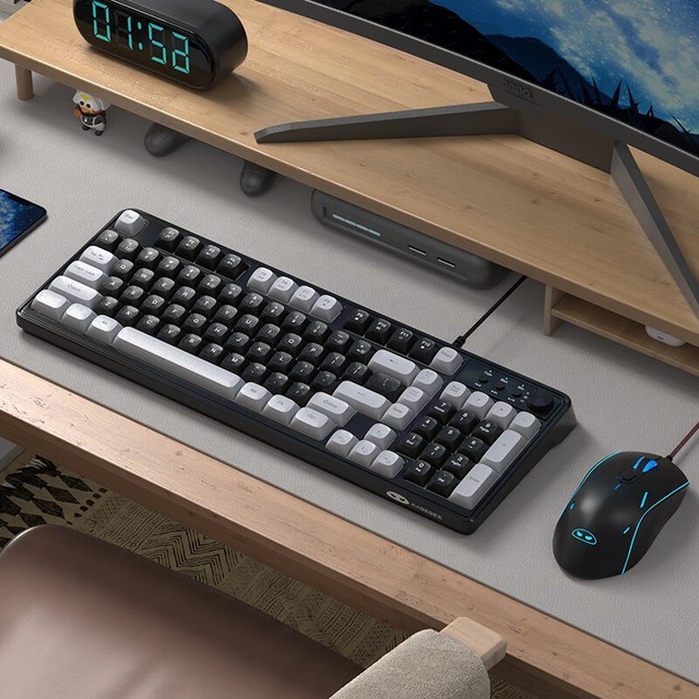 【手慢无】 MageGee GK980 机械键盘鼠标套装仅售99元_MageGee GK770_游戏硬件键鼠外设-中关村在线