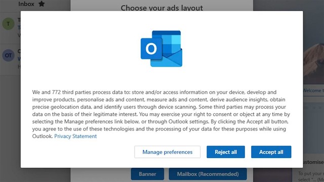 微软Outlook邮箱将显示第三方广告 部分广告躲不过欧盟法规的眼睛_业界资讯-中关村在线