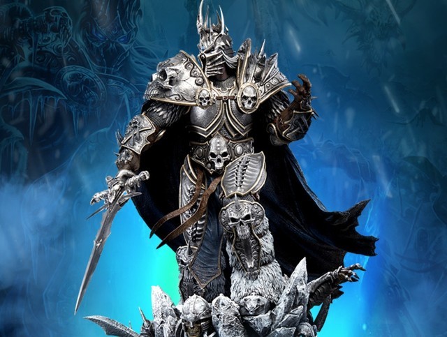 【手慢无】定价8688 暴雪官方魔兽世界1：4典藏限定巫妖王阿尔萨斯雕像开售-中关村在线