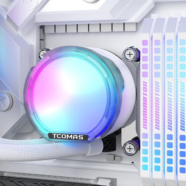 【手慢无】京东自营TCOMAS SJ-A080 360一体式CPU水冷散热器大促_游戏硬件机箱电源-中关村在线