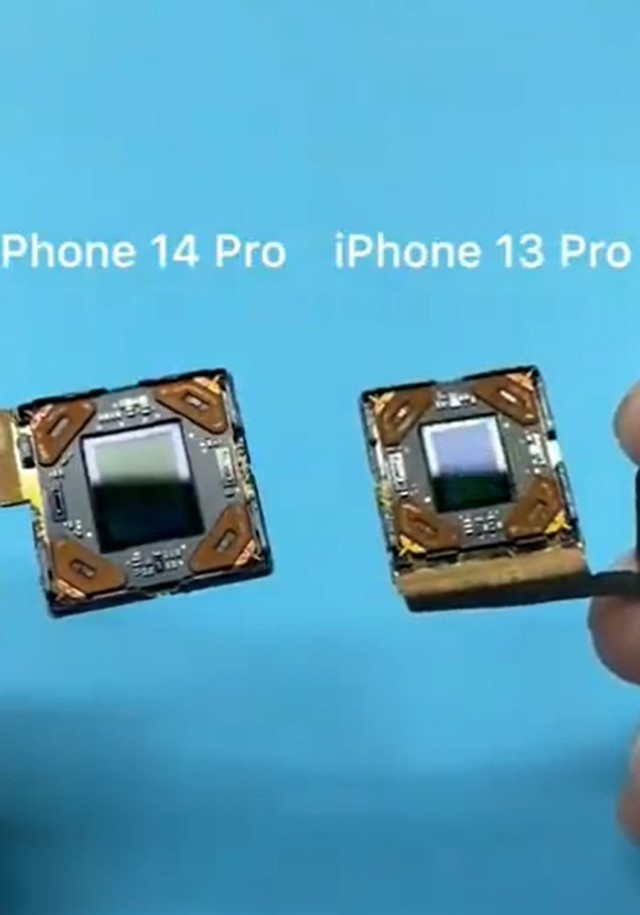 iPhone 14 Pro相机模组对比iPhone 13 Pro 大多了_笔记本新闻-中关村在线