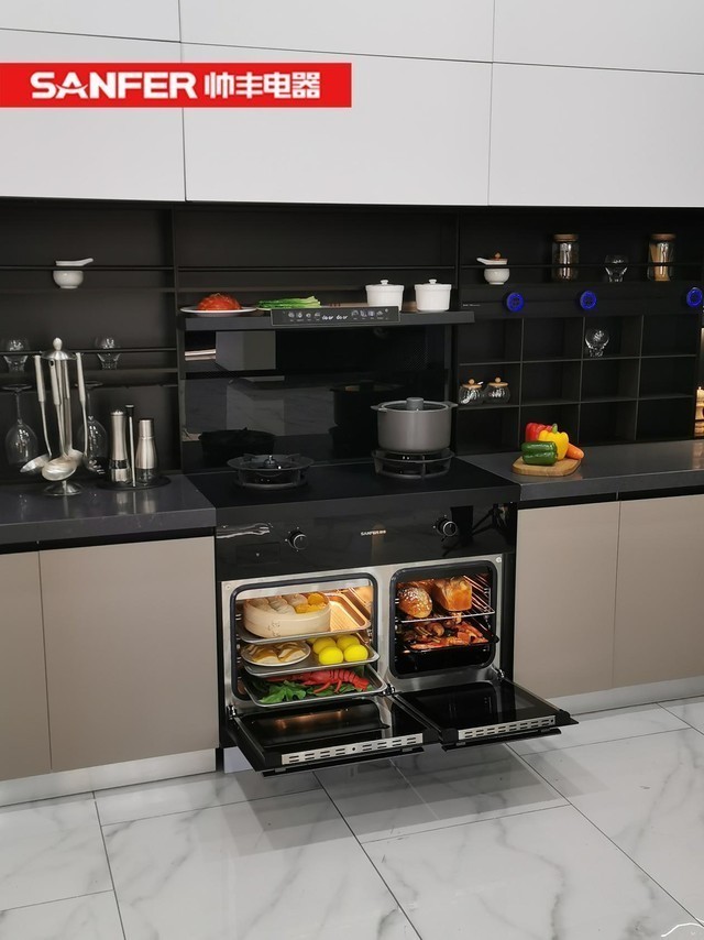 这样的集成灶有几个人不爱？帅丰【天机3】TJ3蒸烤同步集成灶618必购_家电厂商动态-中关村在线