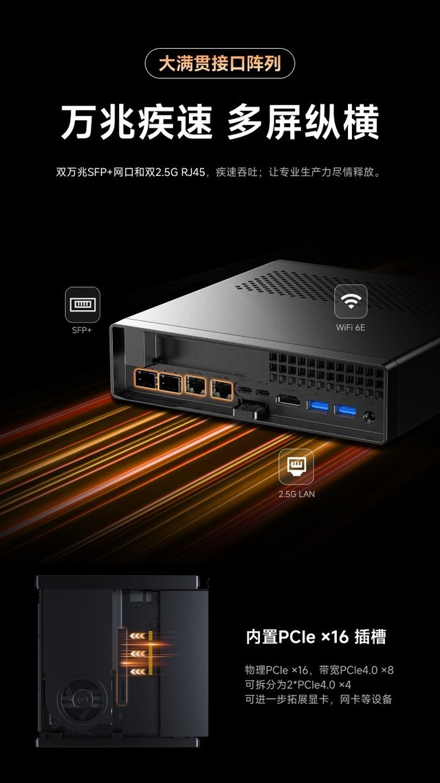 铭凡推出MS-A2迷你工作站：搭载锐龙9 7945HX处理器、自带双万兆SFP+、支持U.2企业级硬盘_深圳固态硬盘行情-中关村在线