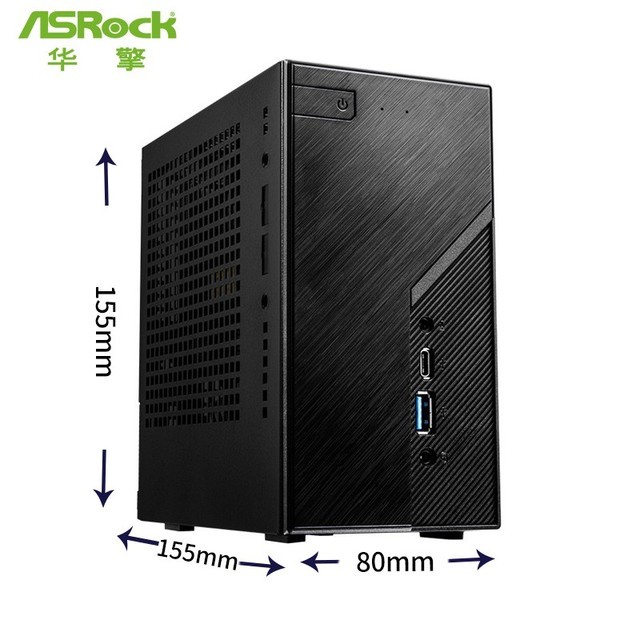 【手慢无】华擎Desk Mini X300W WIFI版ITX迷你机箱主机999元_台式电脑导购-中关村在线