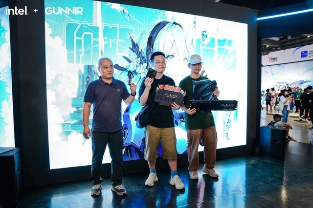 独具个性与张力的未来展台 GUNNIR蓝戟亮相BilibiliWorld2023_游戏硬件显卡-中关村在线
