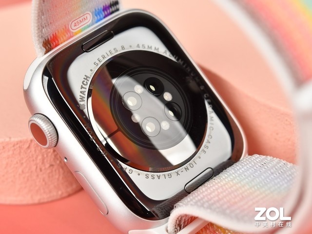Apple Watch S8图赏：正统系列大升级_Apple Apple Watch Series 8 运动型表带 45mmGPS 午夜色铝 ...