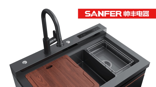 帅丰JS-X1-90S-2C洗碗机集成水槽，安心净洗让现代厨房更有魅力_家电导购-中关村在线